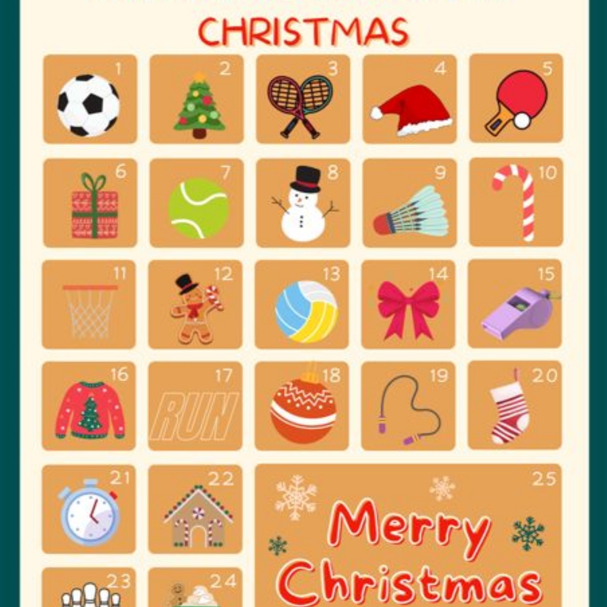 The Southwater Infant Academy - 12 days of Sporty Christmas!